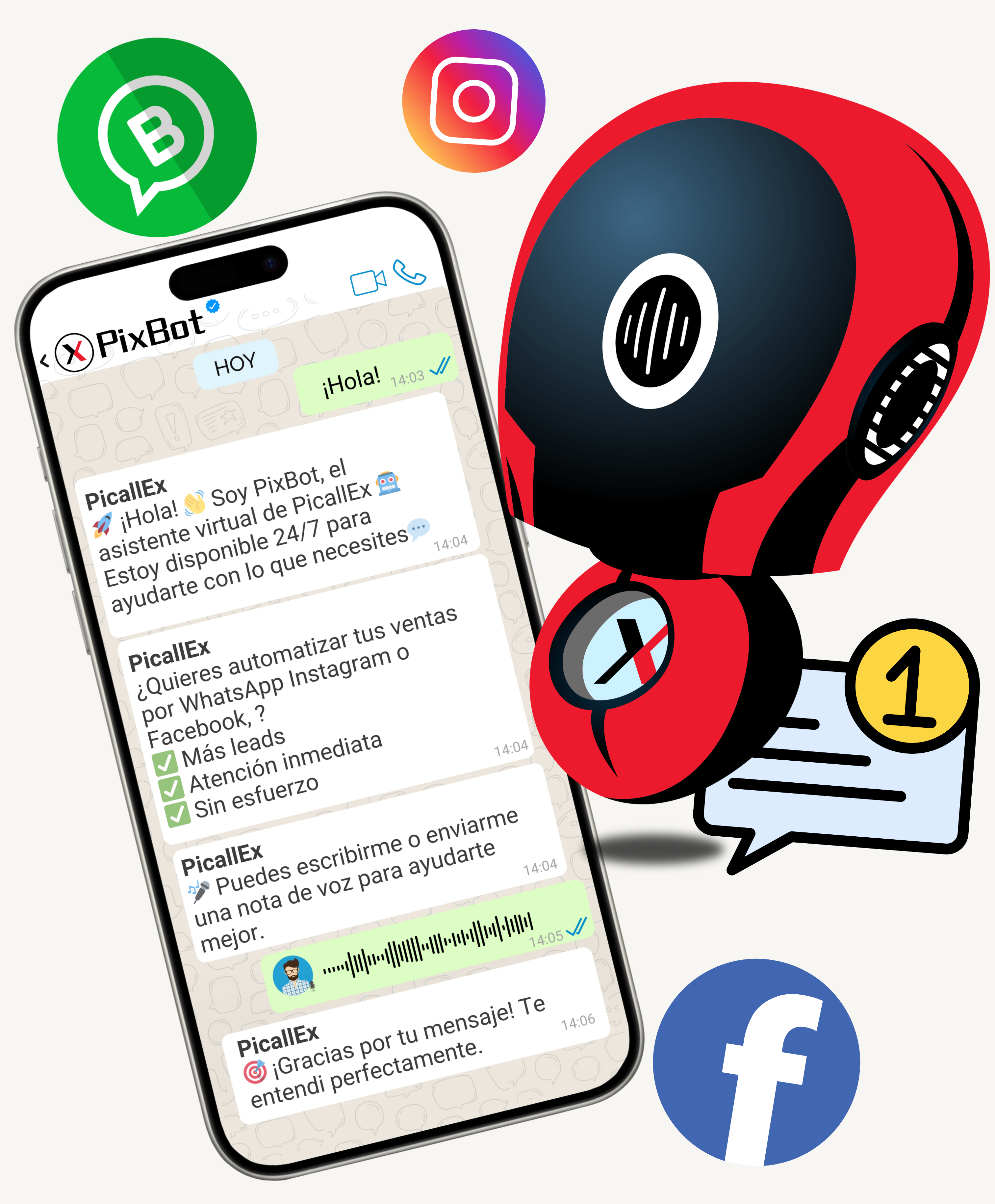 ChatBot Multicanal con IA para Empresas| by Picallex